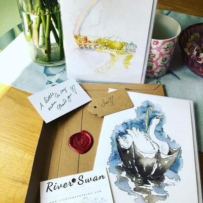 Christmas Cake Card Handmade Christmas Greetings Card Christmas Artisan ...