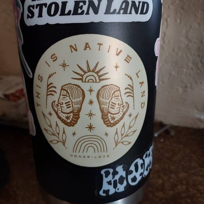 This is Native Land Vinyl Sticker - Etsy