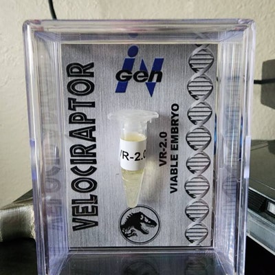 Velociraptor DNA Embryo Jurassic Park Prop Replica - Etsy