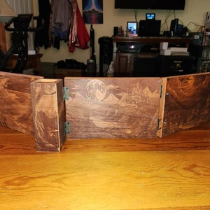 Tengwar Elven Script Dice Box Personalized Wooden Dice Vault RPG ...