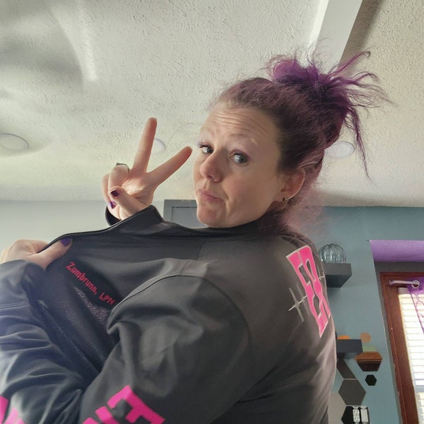 Postpartum Jacket Nurse Embroidered Nursing Jacket Women's Mother Baby ...