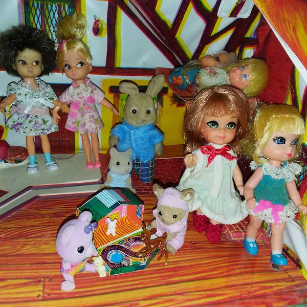 Liddle Kiddles Klub House - Dollhouse Miniature - 1:12 Scale - 1960s ...