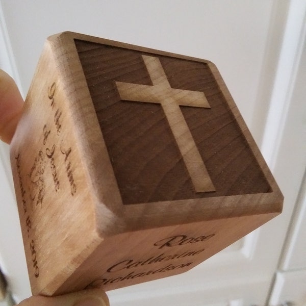 Personalized Wood Memorial Block - Etsy