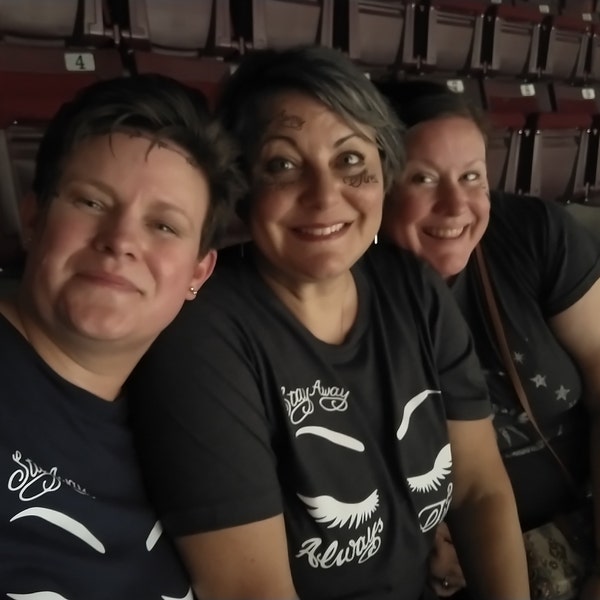 Always Tired Shirt, Always Tired, Stay Away T-shirt Eyebrow and Tattoo ...