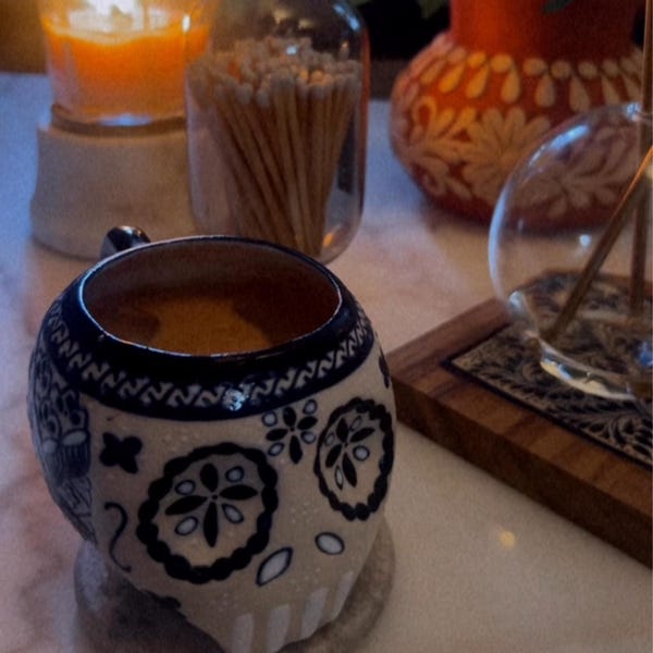 Mini Hand Painted Clay Chiminea, Daisy Mini Chimenea, Insense Burner ...