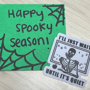 I'll Wait Till It's Quiet Sticker, Funny Teacher Sticker, Teacher Humor ...
