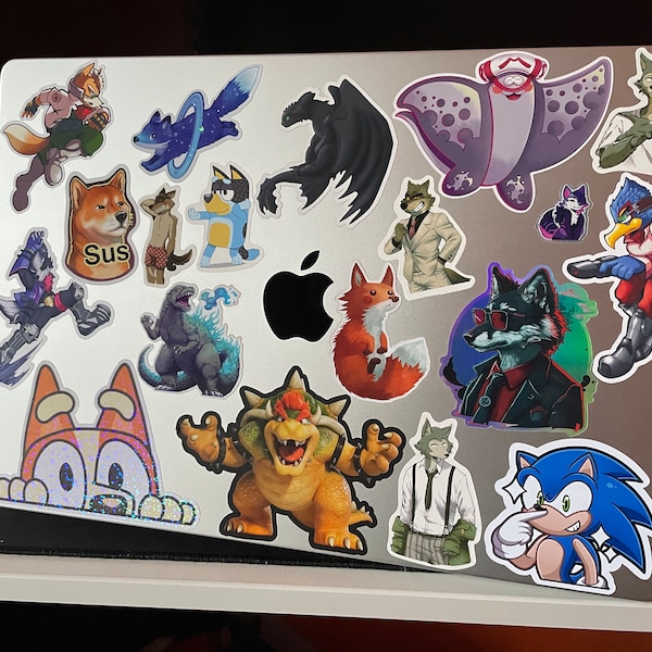 Sonic the Hedgehog Cute Stickers Gift Set Girls Boys Birthday Gaming ...