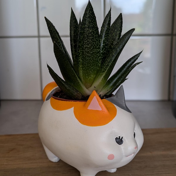 Axolotl Plant Pot / Planter Inspired in Final Fantasy XIV 3d Printed in ...