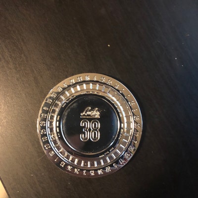 Fallout Platinum Poker Chip Lucky 38 - Etsy