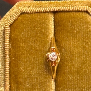 Velvet Ring Box by Caitlyn Minimalist Dainty Engagement, Wedding Ring ...