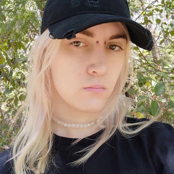 Handmade Dainty Delicate Ethereal Fairy Elegant Silver Blue & Pearl ...