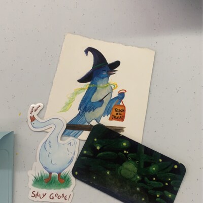 Silly Goose Sticker - Etsy