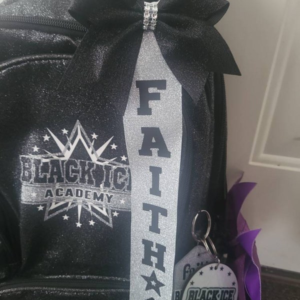 Pin Me Cheer Ribbon, Pin Me Comp Chain, Cheerleader Gift, Pin Me ...