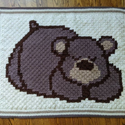 Daisies Graph Crochet Pattern C2C Mini C2c Tss Sc Hdc Dc - Etsy