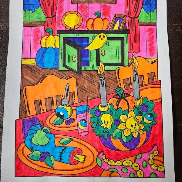 Color by Number Garden Coloring Pages, Digital Download Adult Coloring ...