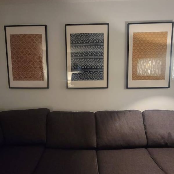 Beach Wrap Pareo, Hand Block Printed Cotton Sarong, Long Scarf, Large ...