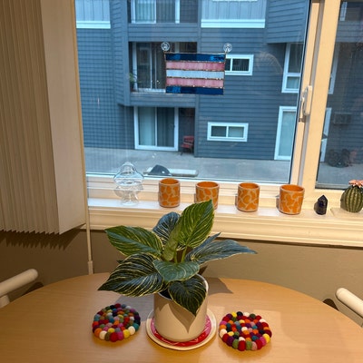 Stained Glass Goat - Etsy