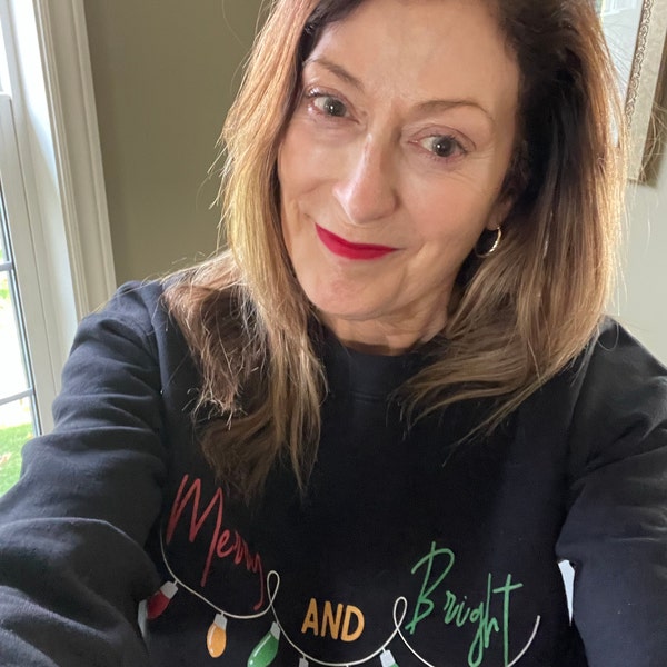 Fa La La La La Glitter Snowflake Sweatshirt - Holiday Jumper, Varsity ...