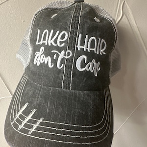 Funny Sarcasm Saying Cap Distressed Women's Trucker Hat Personalized ...