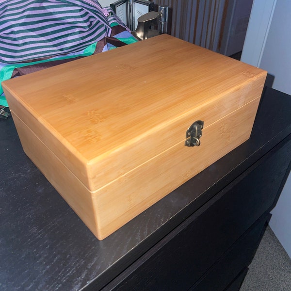 Pike & Pine Handmade Large Stash Box Combo - Includes Grinder + 2 Stash ...