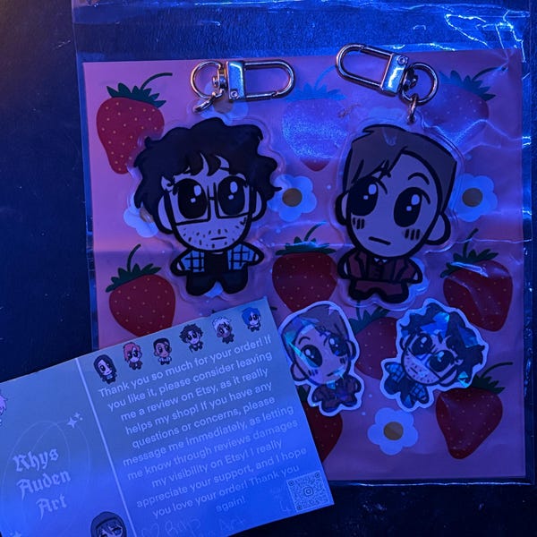 Hannibal and Will Keychains [new and Improved!]. Hannigram - Etsy