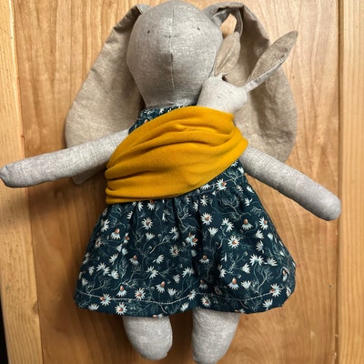 Basic Bunny Sewing Pattern Rabbit With Clothing Instant - Etsy