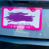 Kawaii Ghost License Plate Frame, Cute Halloween Gen Z Vehicle ...