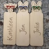 Kids Personalized Bookmarks | Kids Easter | Kids Reading Gift | Kids ...