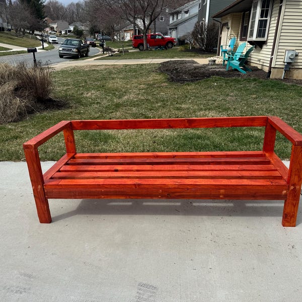 Diy Shooting Bench Plans, Shooting Bench, Outdoor Bench Build Plan, Diy ...