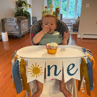 Boys Sun Party Package, Blue Sun One, Sunshine 1st Birthday Boy, Muted ...