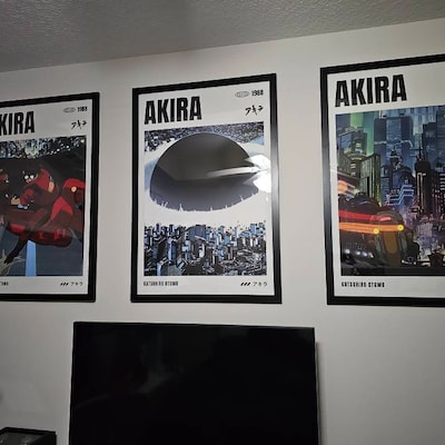 Akira Poster Decor Anime Art Vintage 80s Scene Manga Print Room Decor ...