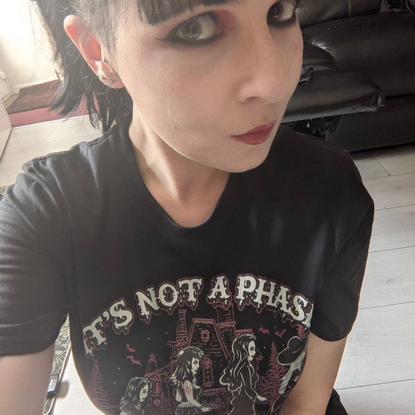 It's Not A Phase Goth Girls T-shirt - Etsy