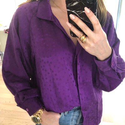 WOW Original Vintage 1980s MAGENTA Pink Lame 1980s Ra Ra Party Dress UK ...