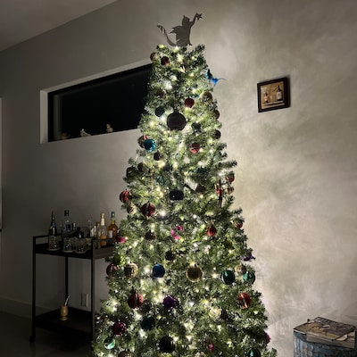 Kitty Cat Angel With Star, Cat Christmas Tree Topper, Pet Memorial ...