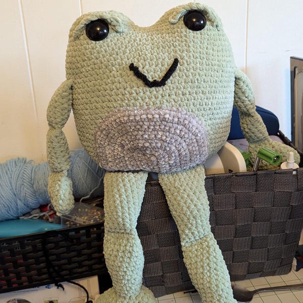 Chubby Frog CROCHET PATTERN / Crochet Frog PDF English Pattern / Frog ...
