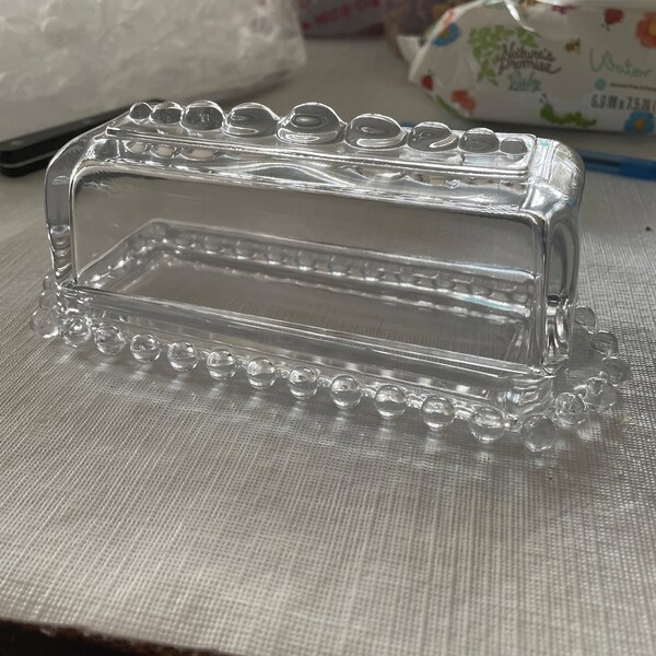 2 Princess House Crystal Buffet Silverware Caddies, Vintage Pattern 438 ...