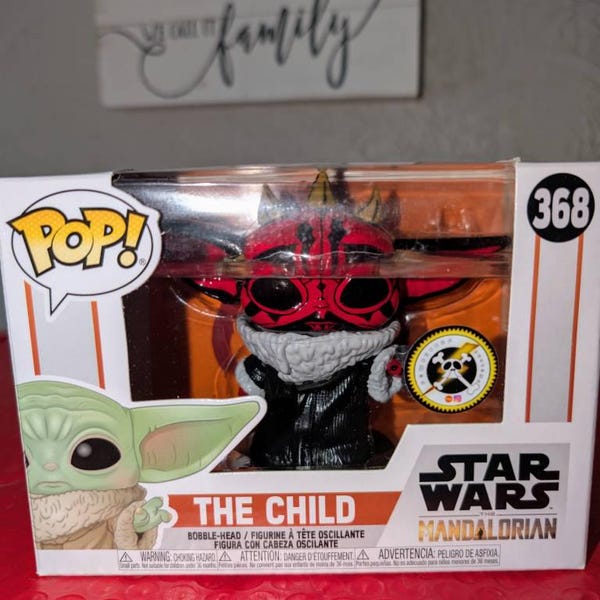 Darth Grogu Custom Funko Pop - Etsy
