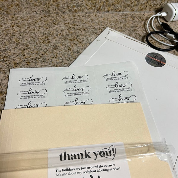 Return Address Labels, Calligraphy Address Labels, Fancy Return Address ...