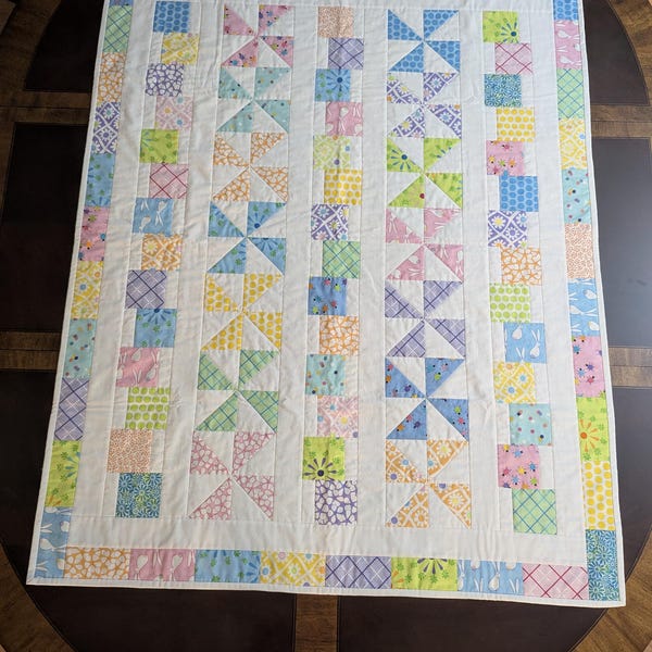 Sewing Patchwork Quilt Kit by Fig Tree & Co 45x60" Little Fig Box Moda ...