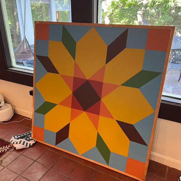 Digital Pattern: Barn Rose Quilt Block Pattern - Etsy