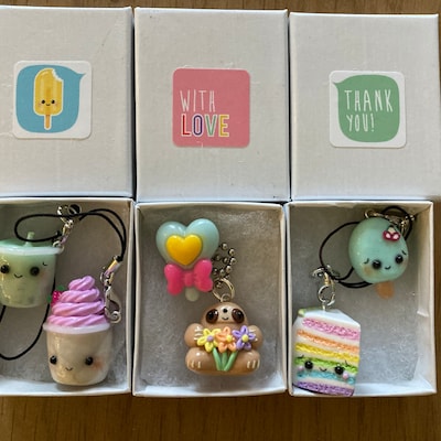 Cute Sloth Charm, Kawaii Sloth, Polymer Clay Charms, Sloth Gifts, Sloth ...