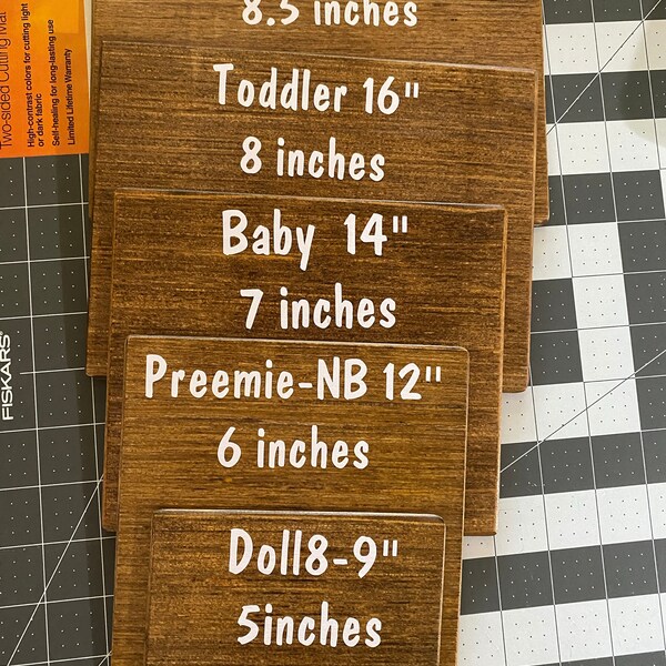 Bow Boards Full Set of Seven Sizes - Etsy
