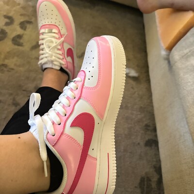 Nike Air Force 1 Custom, Handpainted Lightning Strike Custom Nike AF1 ...