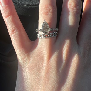 Padparadscha Engagement Ring for Women 925 Sterling Silver Padparadscha ...