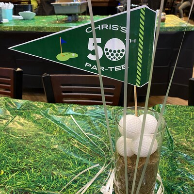 Golf Flag Centerpiece Flags 1-20, Wedding Printables, Golf Printable ...