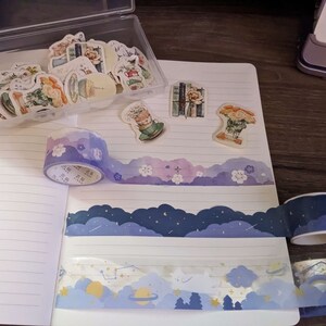 100 Sheets Simno Stickersjunk Journalseasonsplanner - Etsy