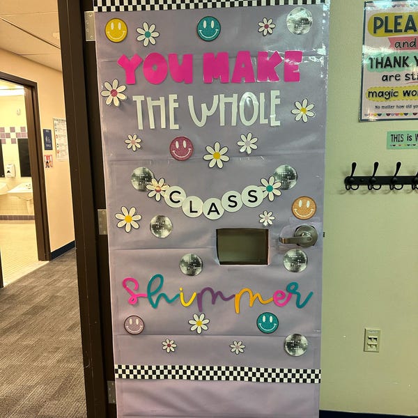 Muted Rainbows Friendship Remix Retro Checker Classroom Decor Bundle ...