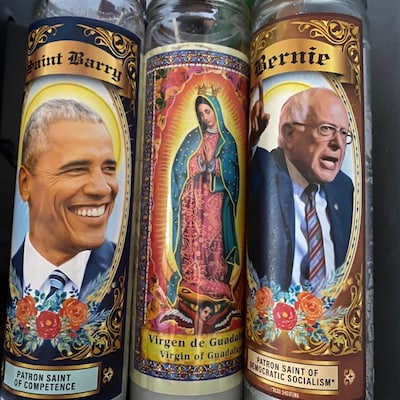 Barack Obama Candle Progressive Navy Prayer 8in Unscented Candle ...