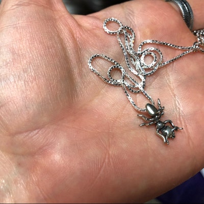 Ant Necklace Ant Charm Ant Pendant Bug Jewelry Bug Necklace Insect ...