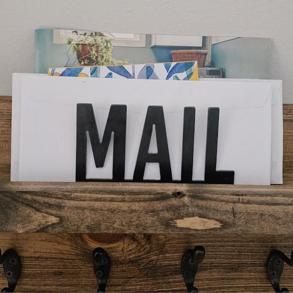 Metal Mail Organizer | Entryway Organizer Work From Home Gift Office ...